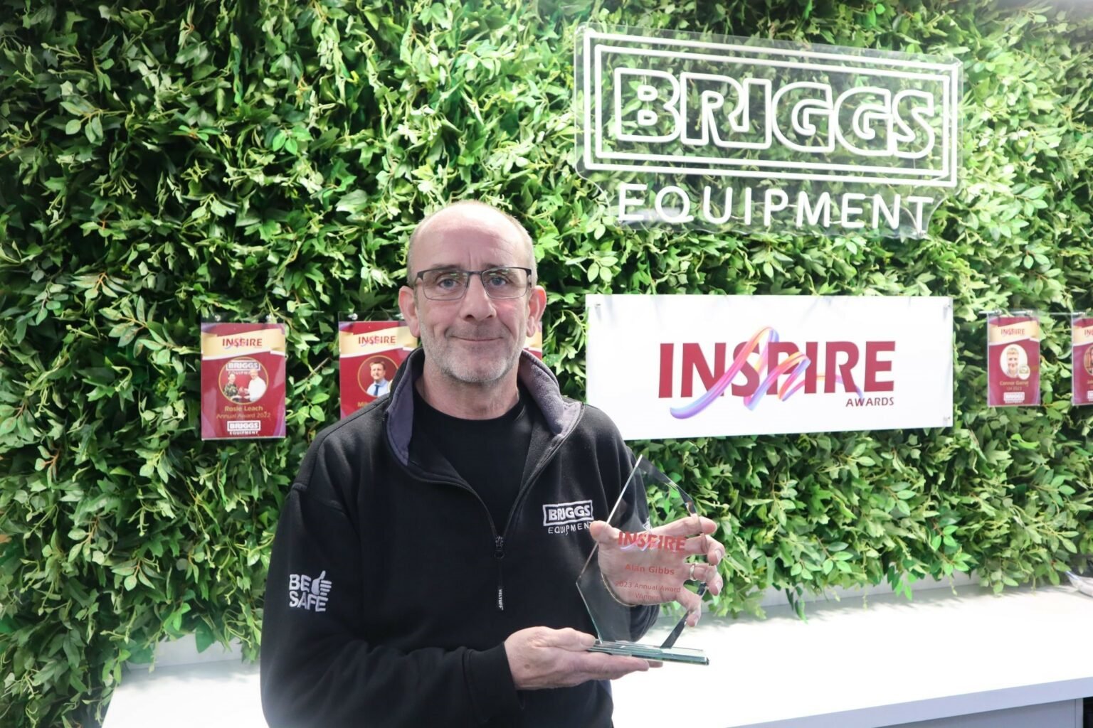 Congratulations to our annual inspire award winner, Alan Gibbs ...
